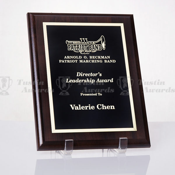 Walnut Perpetual Plaque | Tustin Awards